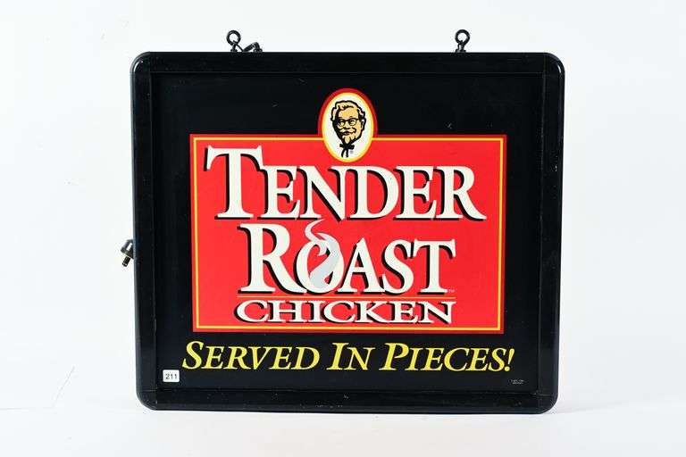 1996 KFC D/S LIGHTED SIGN - Shackelton Auctions Inc.