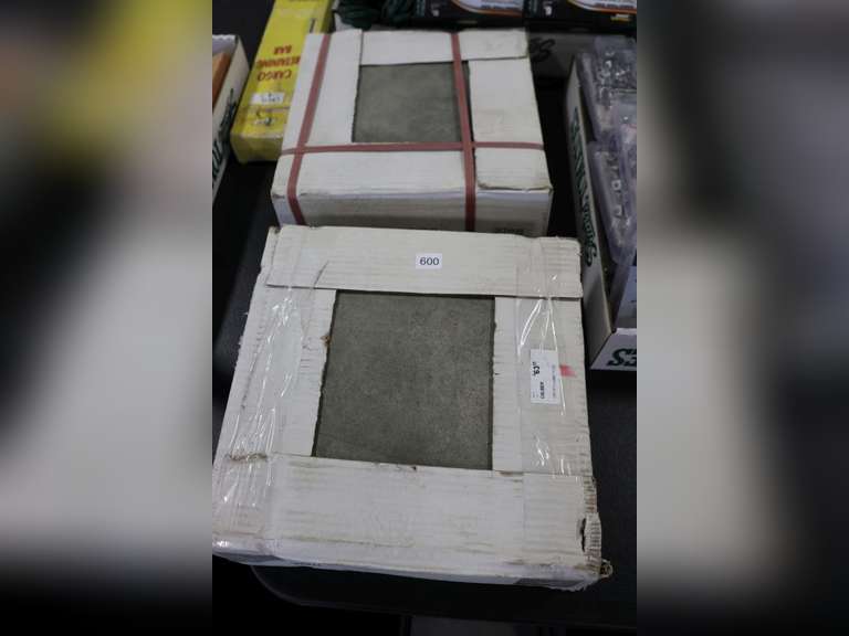 2 BOXES OF 12" X 12" CERAMIC TILES - Shackelton Auctions Inc.