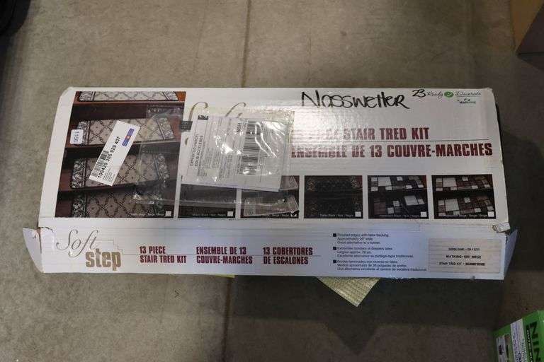 13 PC. STAIR TREAD KIT - Shackelton Auctions Inc.