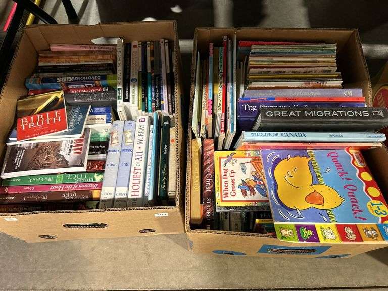 2 BOXES OF BOOKS - Shackelton Auctions Inc.