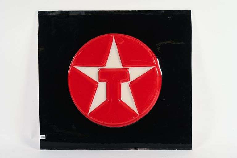 TEXACO EMBOSSED LEXAN SIGN PANEL - Shackelton Auctions Inc.