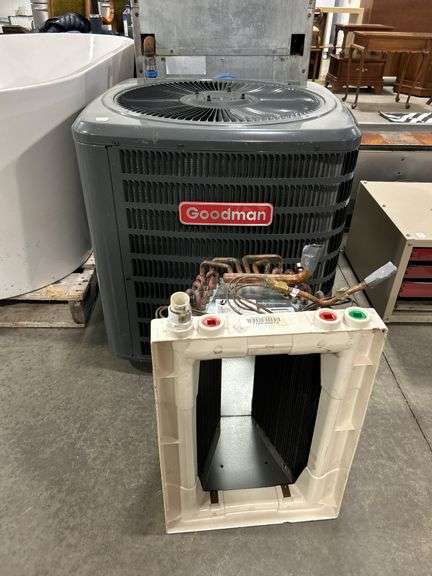 GOODMAN CENTRAL AIR CONDITIONER WITH CONDENSER - Shackelton Auctions Inc.