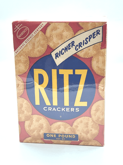 NABISCO RITZ CRACKERS 1 POUND PRODUCT BOX - Shackelton Auctions Inc.