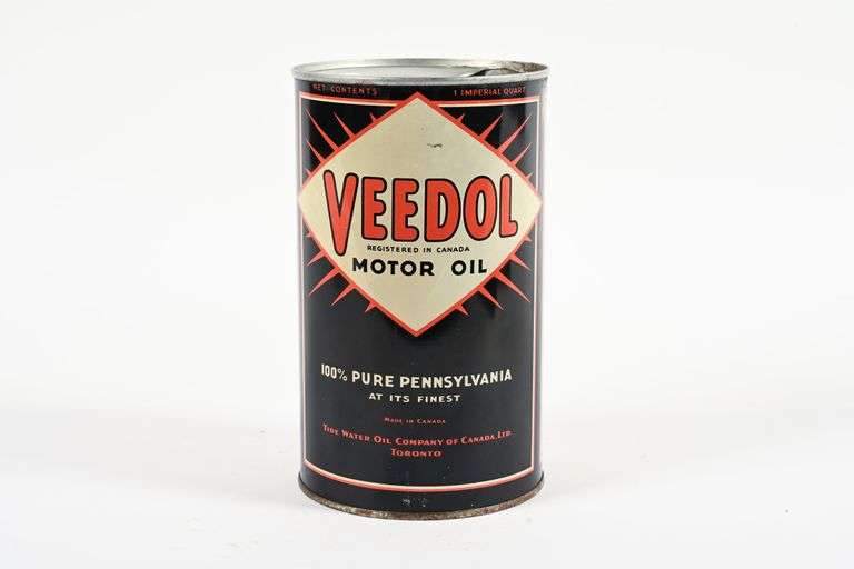 VEEDOL MOTOR OIL IMP QT CAN - Shackelton Auctions Inc.