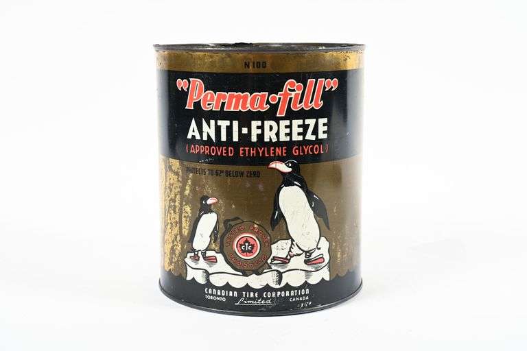 CTC PERMA-FILL ANTI-FREEZE IMP GALLON CAN - Shackelton Auctions Inc.