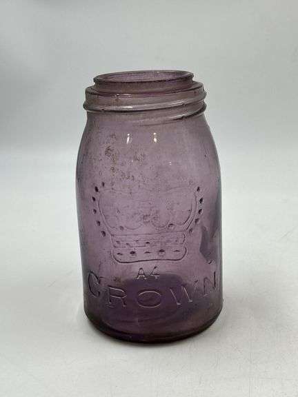 SCA CROWN PINT FRUIT JAR - Shackelton Auctions Inc.