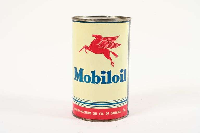 MOBILOIL MOTOR OIL IMP QT CAN - Shackelton Auctions Inc.