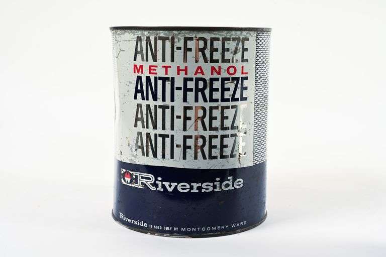 RIVERSIDE ANTI-FREEZE IMP GALLON CAN - Shackelton Auctions Inc.
