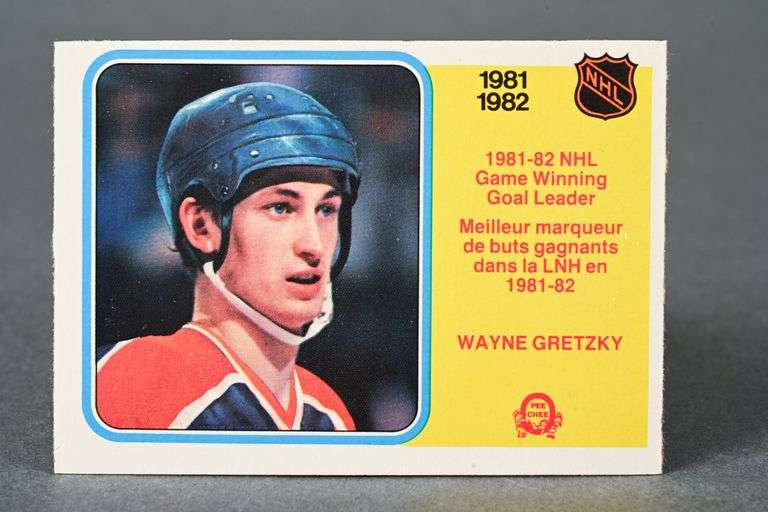 1982 O-PEE-CHEE WAYNE GRETZKY HOCKEY CARD - Shackelton Auctions Inc.