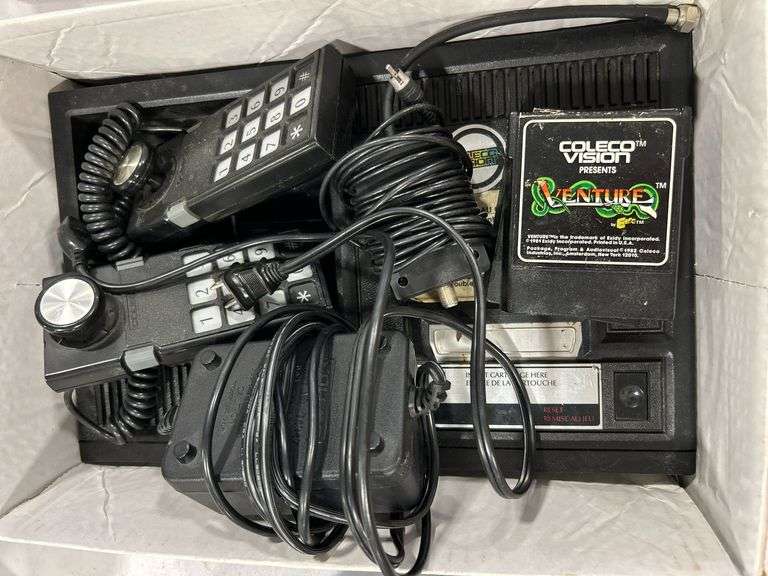 COLECO VISION GAME CONSOLE & 2 GAMES - Shackelton Auctions Inc.