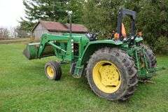 JOHN DEERE 6200L WITH 620 LOADER - Shackelton Auctions Inc.