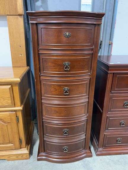 FOUR DRAWER CHEST - 20"X13"X49" - Shackelton Auctions Inc.