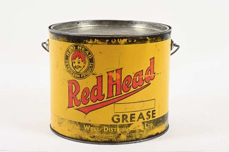 RED HEAD "RED" GREASE 10 POUND PAIL - Shackelton Auctions Inc.