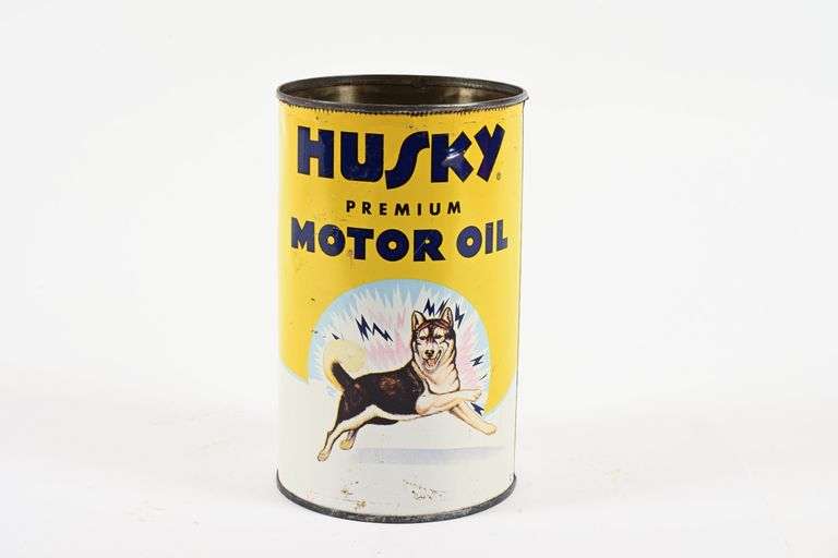 HUSKY PREMIUM MOTOR OIL IMPERIAL QUART CAN - Shackelton Auctions Inc.