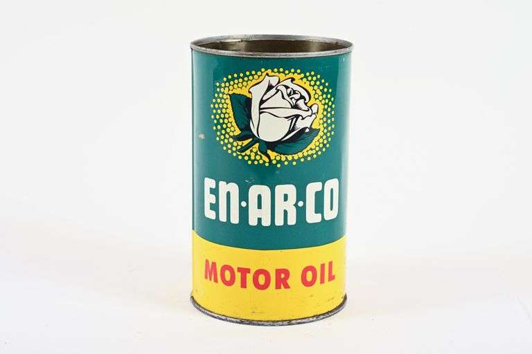 EN-AR-CO MOTOR OIL IMPERIAL QUART CAN - Shackelton Auctions Inc.