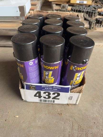 CASE OF KROWN KLFSM CHAIN LUBE - Shackelton Auctions Inc.