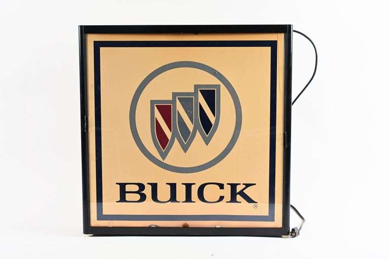 BUICK LIGHTED DEALERSHIP SIGN - Shackelton Auctions Inc.