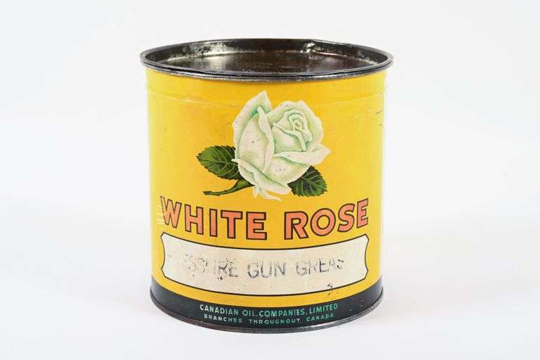 WHITE ROSE PRESSURE GUN GREASE FIVE POUND CAN - Shackelton Auctions Inc.