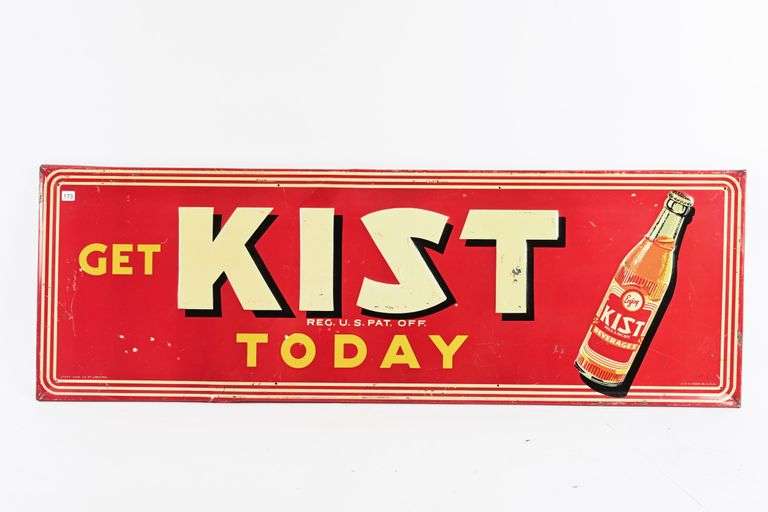 GET KIST TODAY EMBOSSED SST SIGN - Shackelton Auctions Inc.