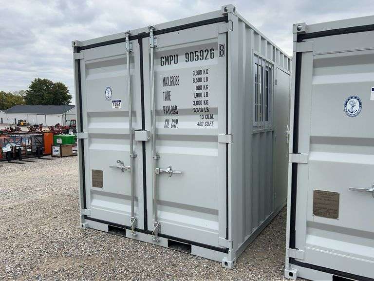 9FT SMALL CUBIC CONTAINER - Shackelton Auctions Inc.