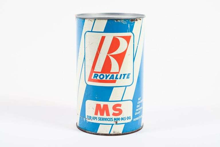 ROYALITE MS MOTOR OIL IMPERIAL QUART CAN - Shackelton Auctions Inc.