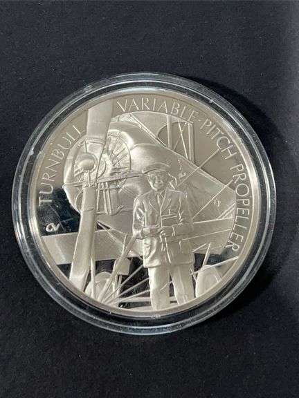 WALLACE RUPERT TURNBULL VARIABLE-PITCH PROPELLER COMMEMORATIVE COIN ...