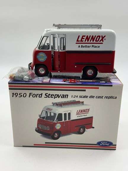 LENNOX 1950 FORD STEP VAN BANK 1/24 - Shackelton Auctions Inc.
