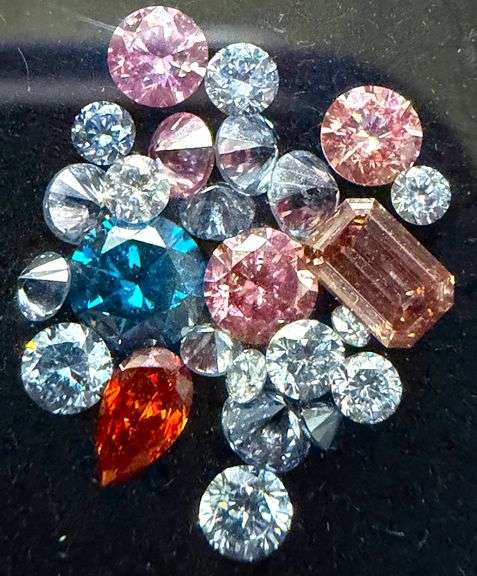 LAB COLOR DIAMOND (APP 1ct)ASSORTED SIZE - Shackelton Auctions Inc.