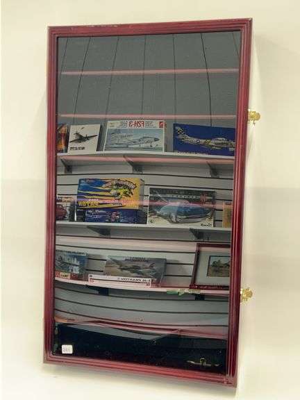 WALL MOUNT DISPLAY CASE 19"X32"X4" - Shackelton Auctions Inc.