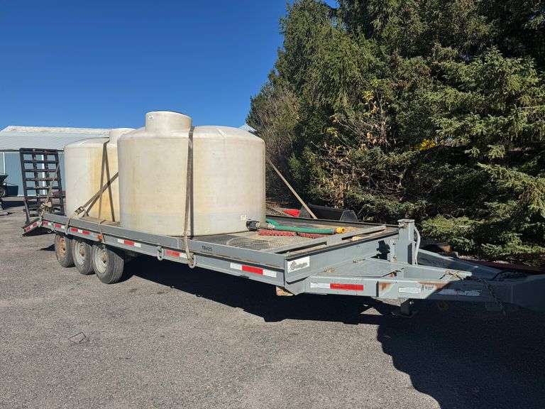 JC 25' TRI-AXLE TRAILER & TANKS - Shackelton Auctions Inc.
