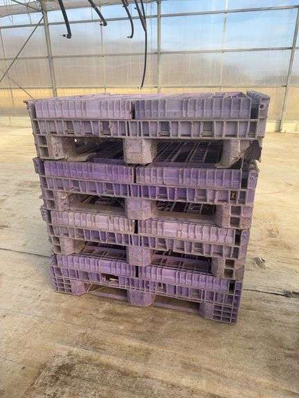 4 COLLAPSIBLE SKID BINS - Shackelton Auctions Inc.
