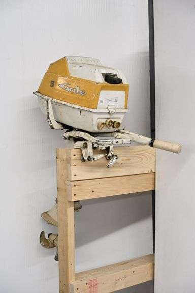GALE 5HP OUTBOARD MOTOR - Shackelton Auctions Inc.