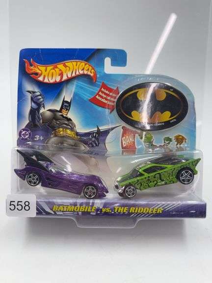 HOT WHEELS BATMOBILE VS. THE RIDDLER - Shackelton Auctions Inc.