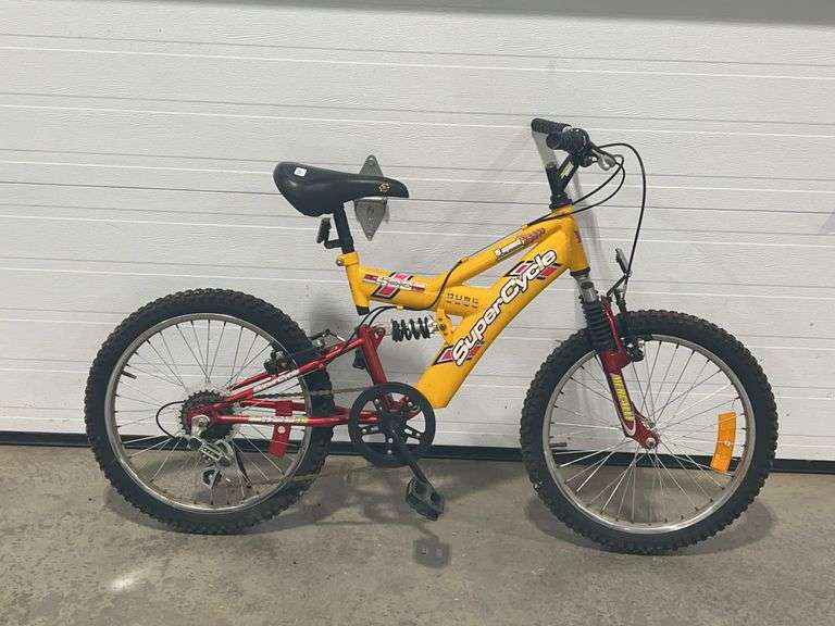 SUPERCYCLE 6 SPEED BICYCLE - 14" FRAME 20" TIRE - Shackelton Auctions Inc.