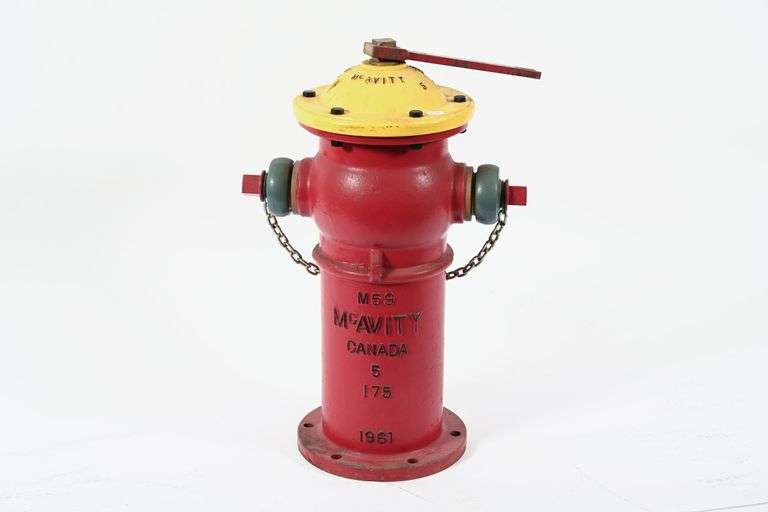 1961 MCAVITY CAST FIRE HYDRANT - Shackelton Auctions Inc.