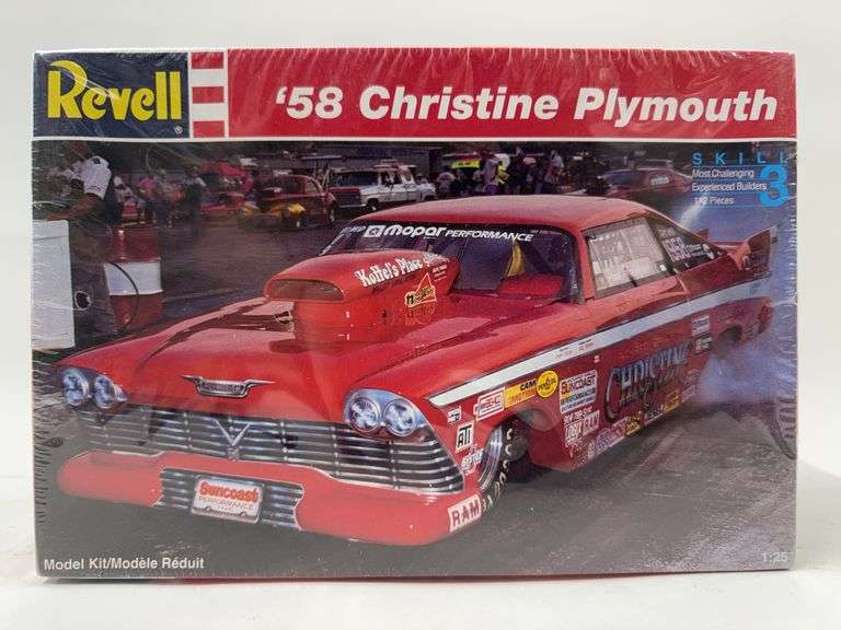 1958 CHRISTINE PLYMOUTH MODEL KIT - SEALED - Shackelton Auctions Inc.