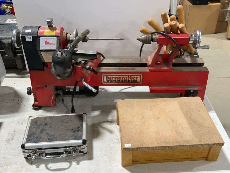 TURN CRAFTER COMMANDER MULTI SPEED LATHE MODEL TCLC10 WITH PEN MAKING ...