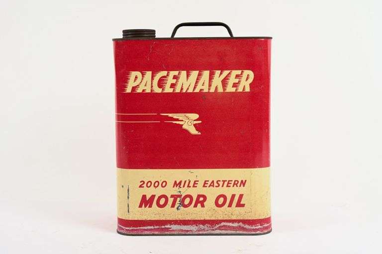 PACEMAKER 2000 MILE EASTERN MOTOR OIL U.S. TWO GALLON CAN - Shackelton ...