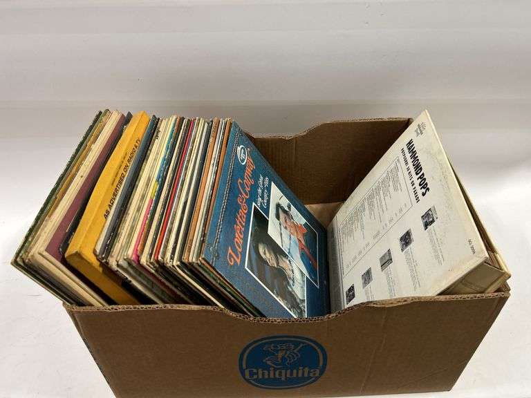BOX OF 33 RPM RECORDS - Shackelton Auctions Inc.