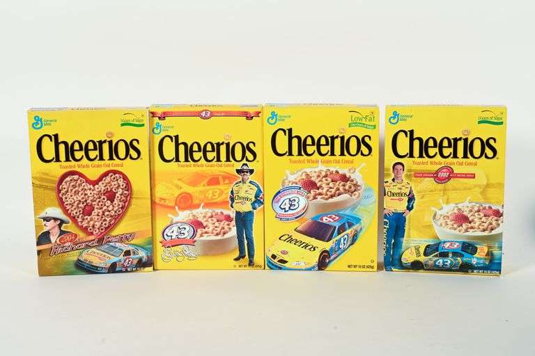 4 CHEERIOS NASCAR BOXES - Shackelton Auctions Inc.