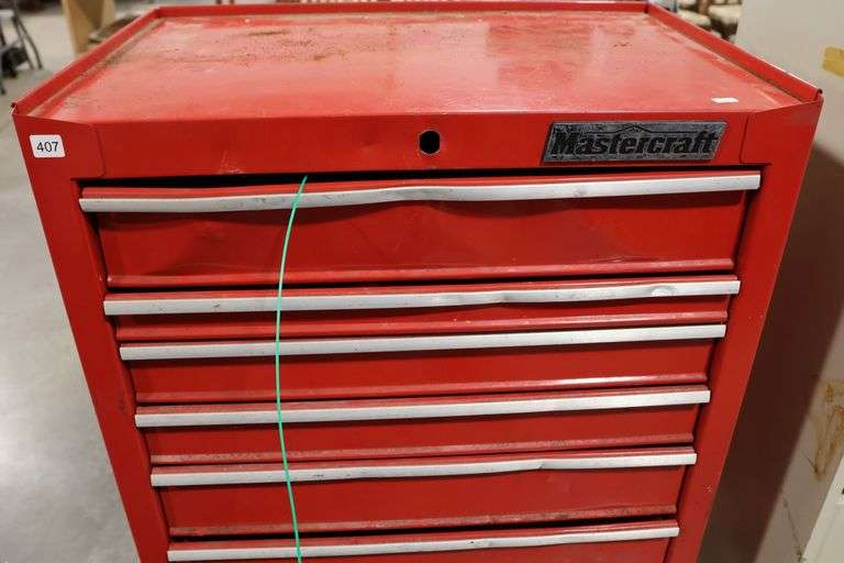 MASTERCRAFT TOOL BOX AND CONTENTS - Shackelton Auctions Inc.