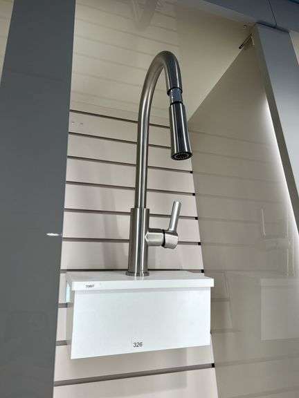 RIOBEL PRO PRONTO PULL DOWN KITCHEN FAUCET IN STAINLESS STEEL ...