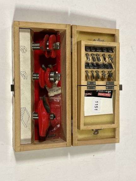 CRAFTSMAN ROUTER BITS SET - Shackelton Auctions Inc.