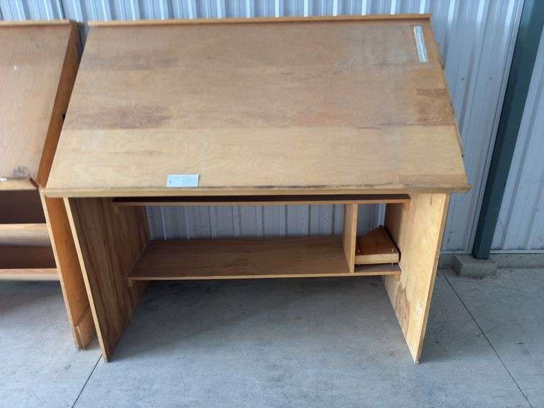 DRAFTING TABLE 64"X33"X61" - Shackelton Auctions Inc.