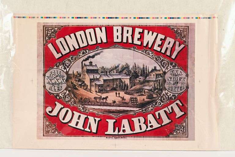 LONDON BREWERY JOHN LABATT PRINT - 35"X23" - Shackelton Auctions Inc.