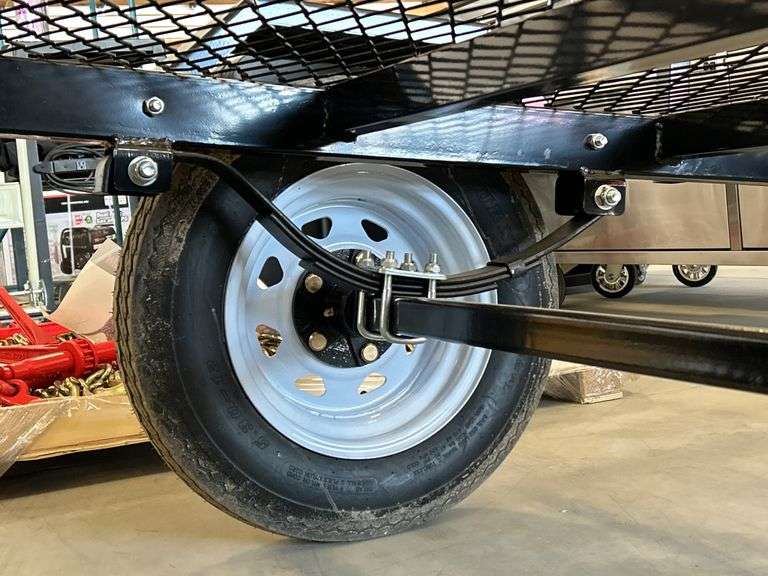 4X7 UTILITY TRAILER WITH GATES & TILT - Shackelton Auctions Inc.