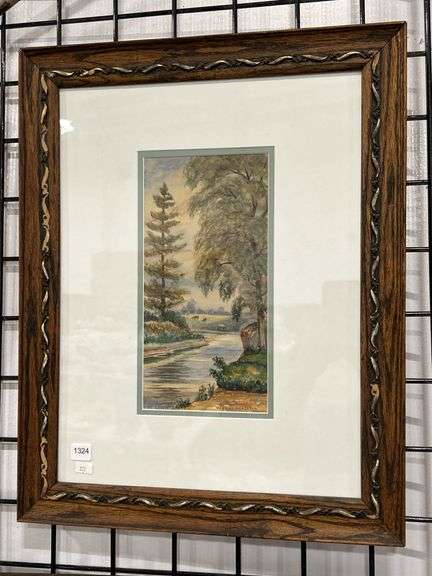 FRAMED W.EDGAR CANTELON WATER COLOUR - Shackelton Auctions Inc.