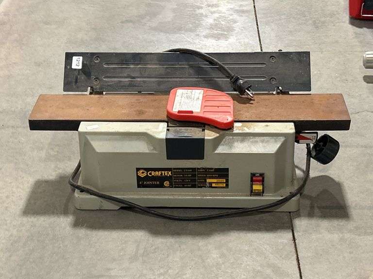 CRAFTEX 4" JOINTER - Shackelton Auctions Inc.