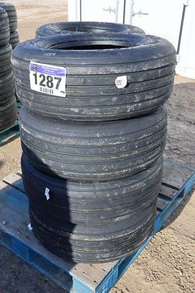 4 - 9.5L-15 8 PLY IMPLEMENT TIRES - Shackelton Auctions Inc.