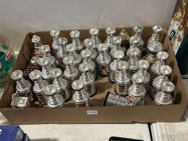 COLLECTION OF MINIATURE STANLEY CUPS AND TROPHIES - Shackelton Auctions ...